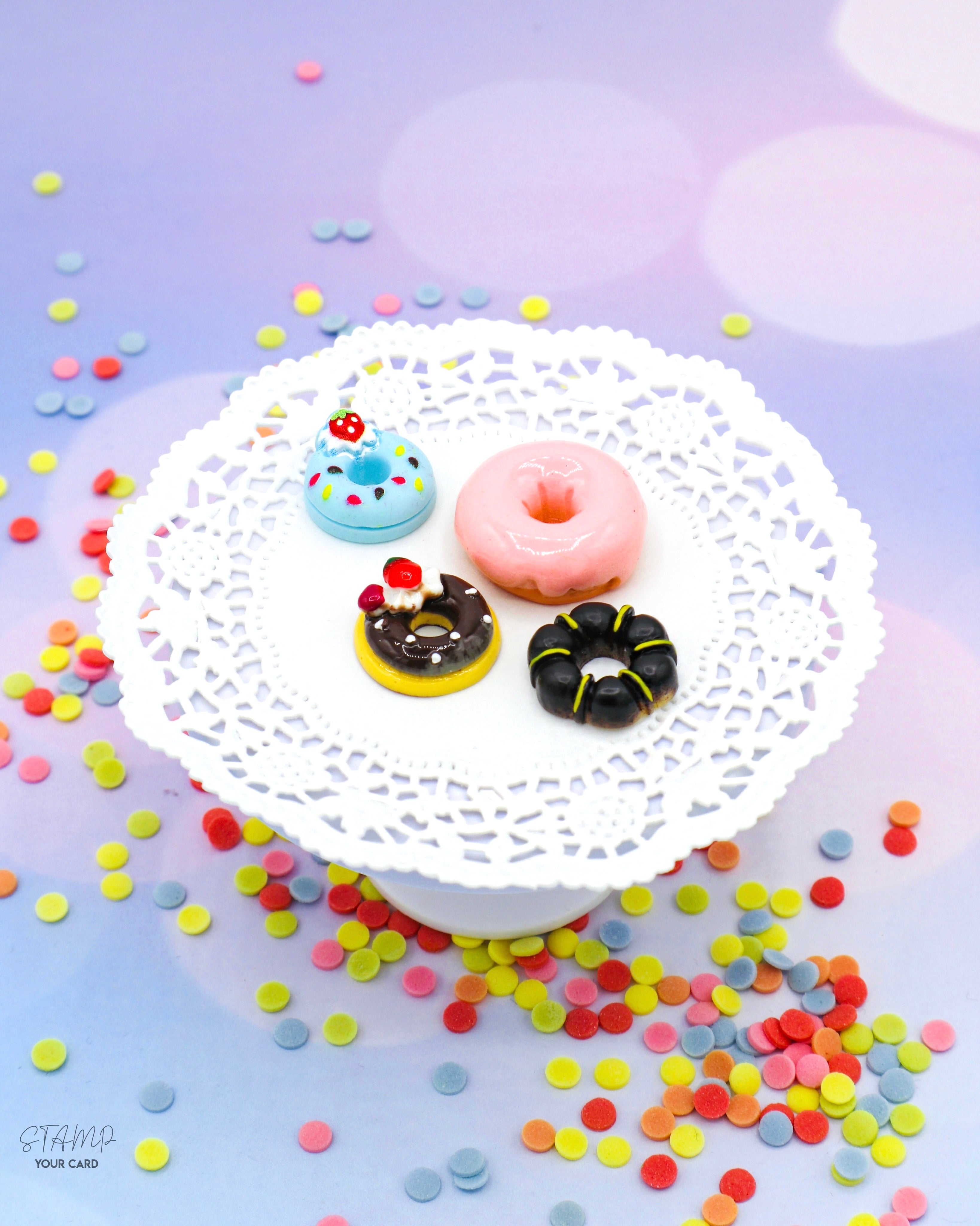 DONUT worry, miniature donuts – stamp your card