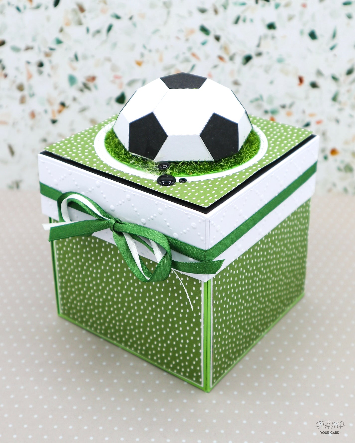 FUSSBALL Explosionsbox – stamp your card