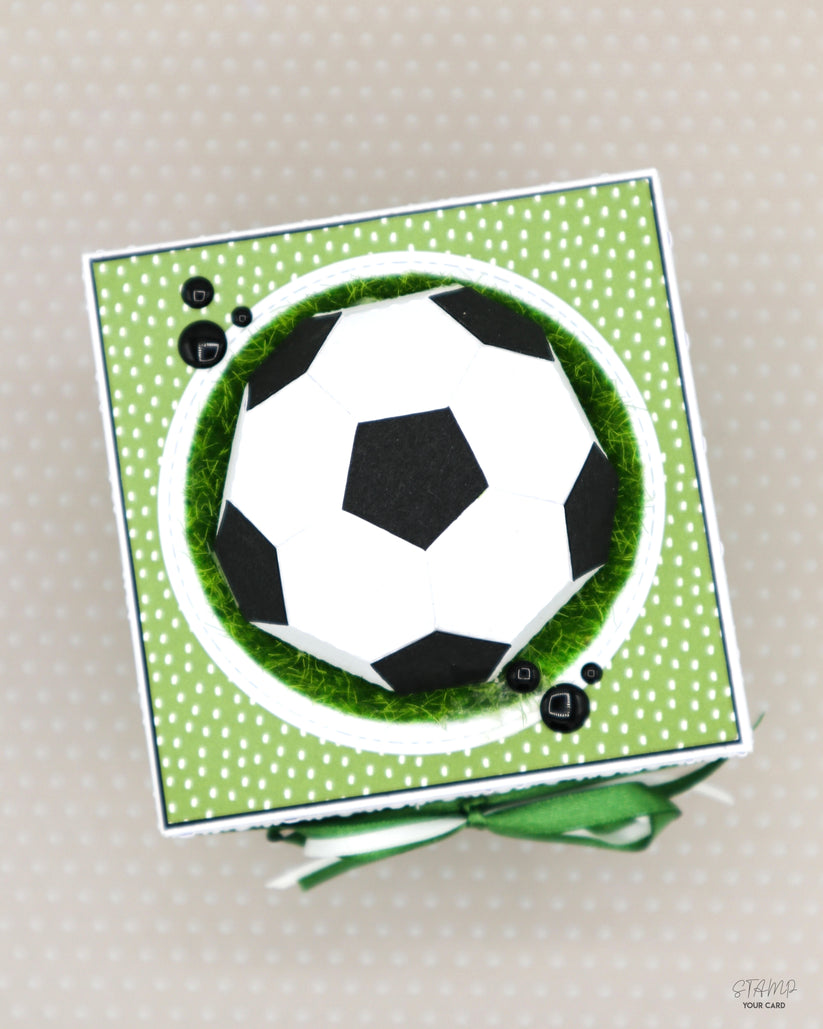FUSSBALL Explosionsbox – stamp your card