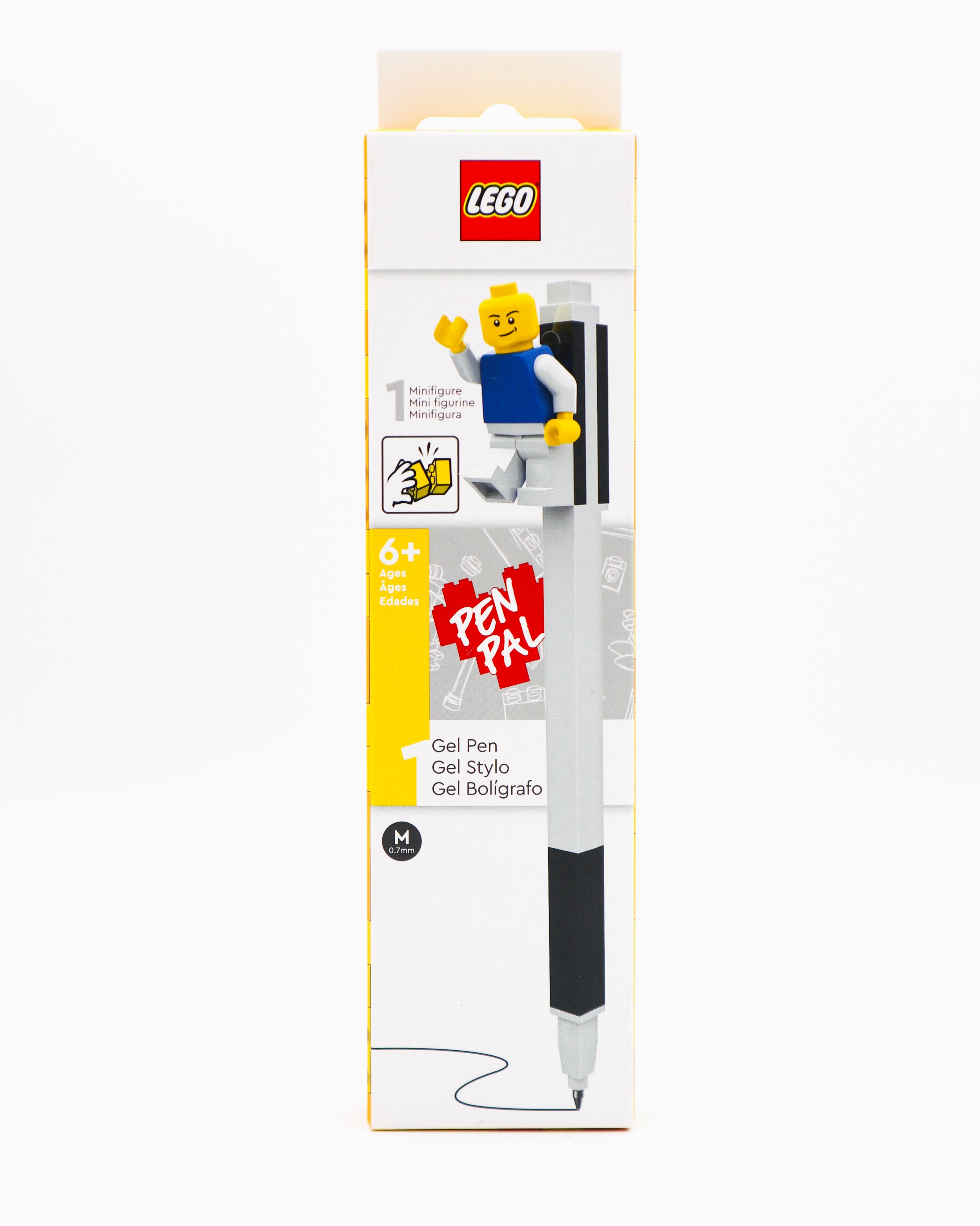 LEGO gel pen with minifigure – stamp your card